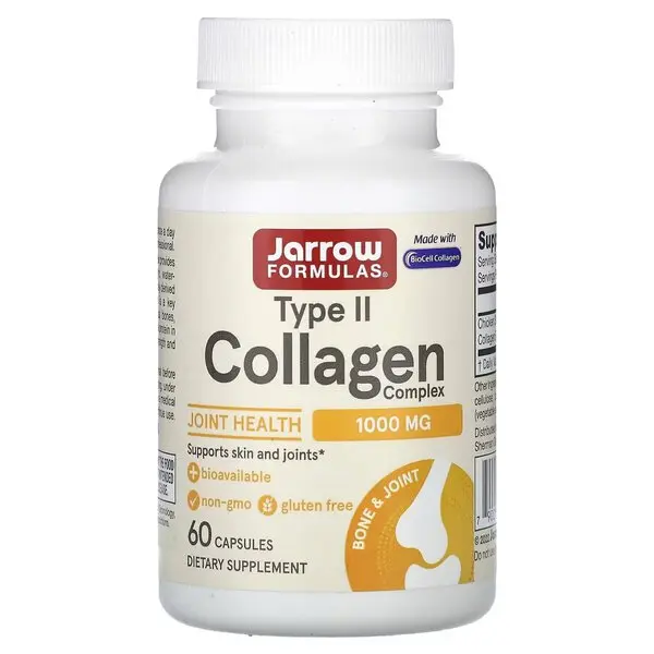 JARROW FORMULAS Type 2 Collagen 500mg 60 Capsules - One-color