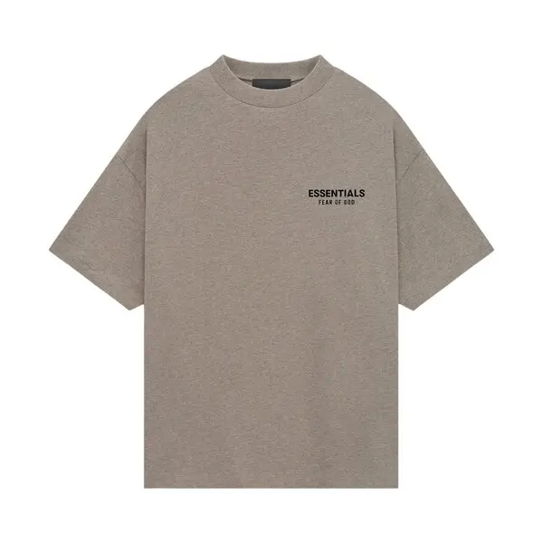 Fear Of God Jersey Crewneck Tee 'heather - Grey