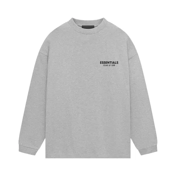 Fear Of God Jersey Long-sleeve Shirt 'light Heather - Grey