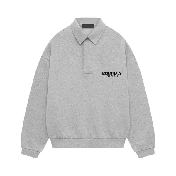 Fear Of God Fleece Polo - Grey