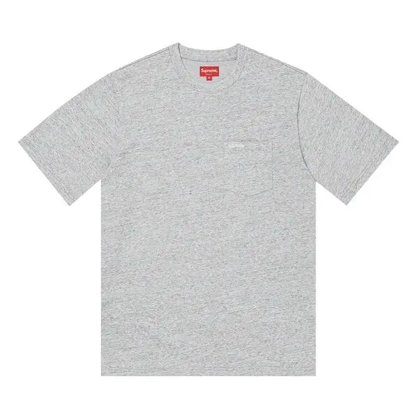 Supreme Short-sleeve Pocket Tee 'heather - Grey