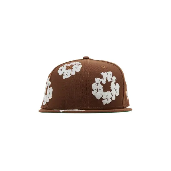 DENIM TEARS X New Era Cotton Wreath 59/50 Cap - Brown
