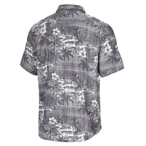 Tommy Bahama Philadelphia Eagles Coconut Point Isla Palmetta Camp Button-up Shirt - Black