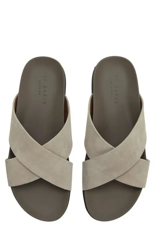 Ted Baker London Saltburn Slide Sandal - Light Grey