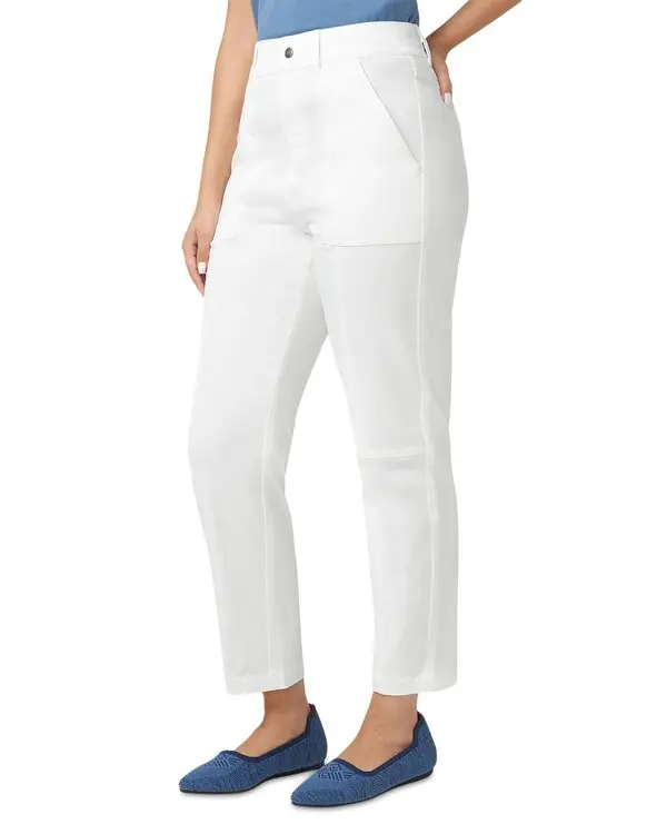 Hue Utility Skimmer Pants - White