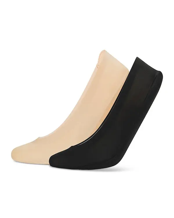 Hue Archease Cushioned Insole Liner Socks Pack Of 2 - Assorted