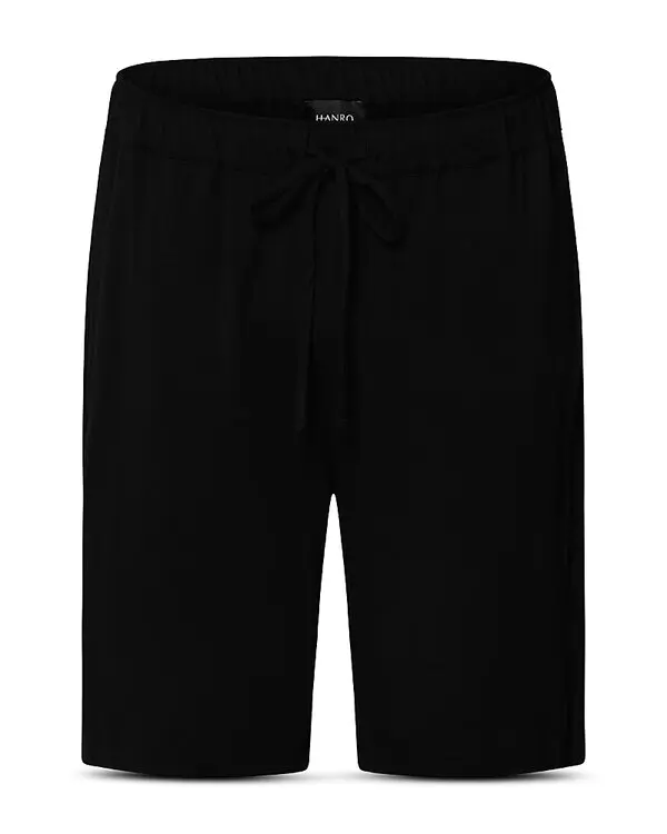 Hanro Night And Day Knit Shorts - Black