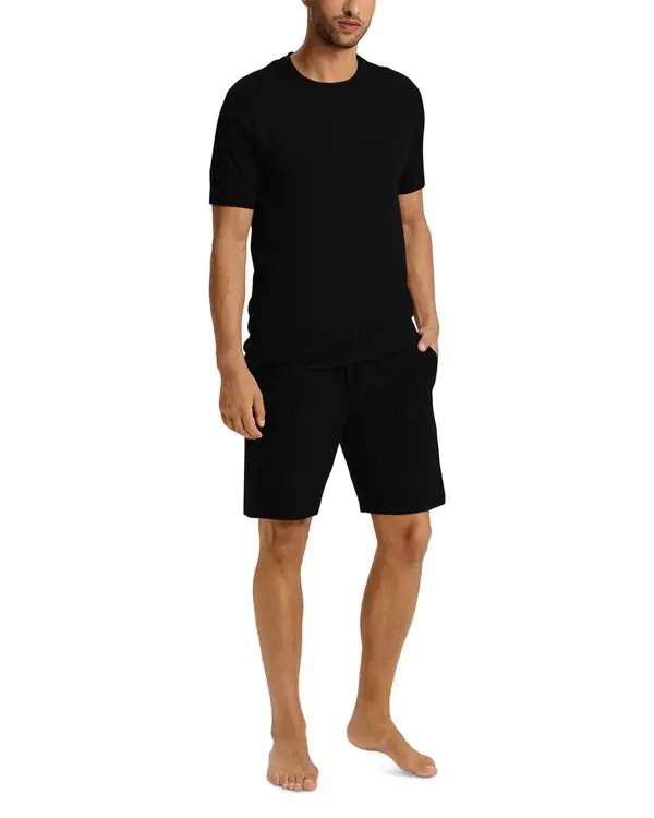 Hanro Night And Day Knit Shorts - Black