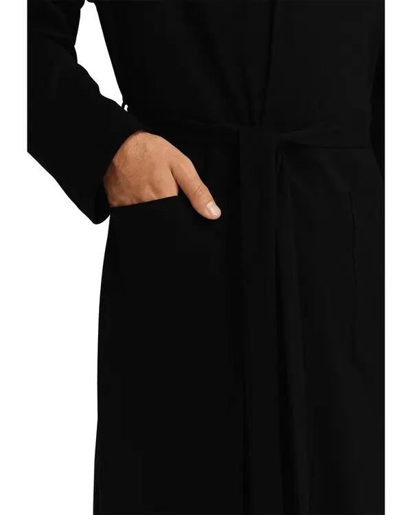 Hanro Night And Day Cotton Robe - Black