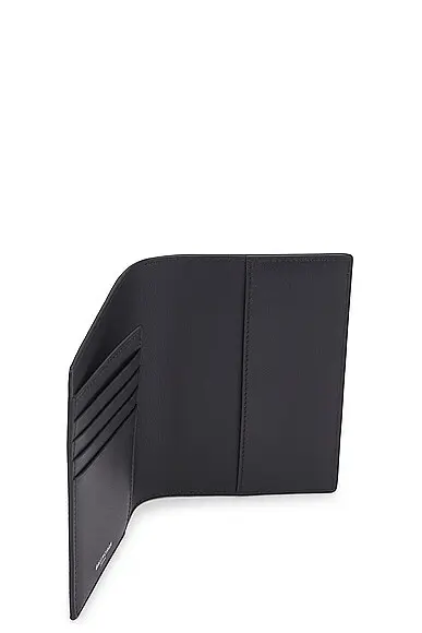 Balenciaga Passport Holder Wallet - Black
