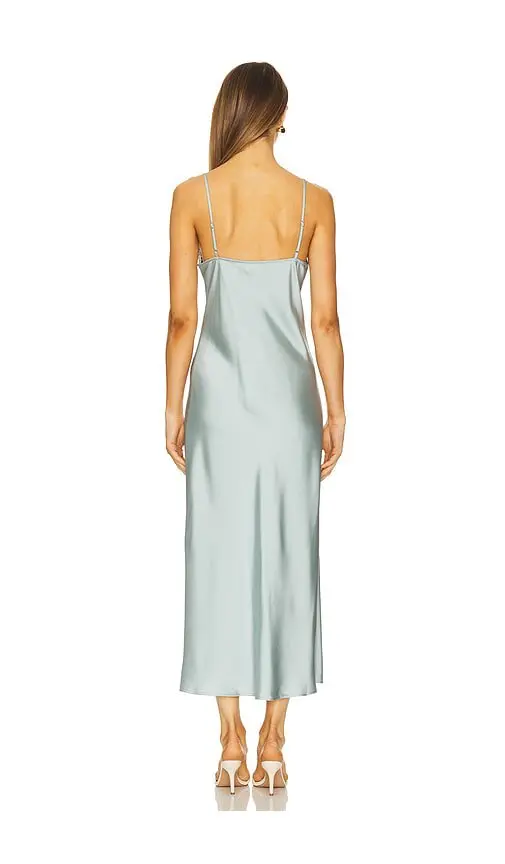 ELODIE Evy Satin Slip Dress