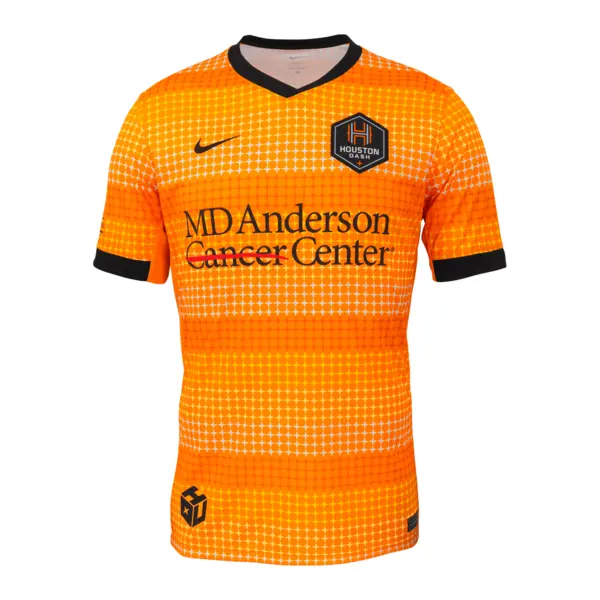 Nike Houston Dash 2025 Stadium Home Dri-fit Nwsl Replica Jersey - Orange