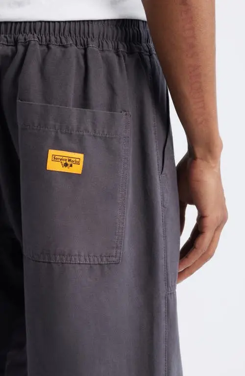 SERVICE WORKS Cotton Canvas Chef Pants - Grey