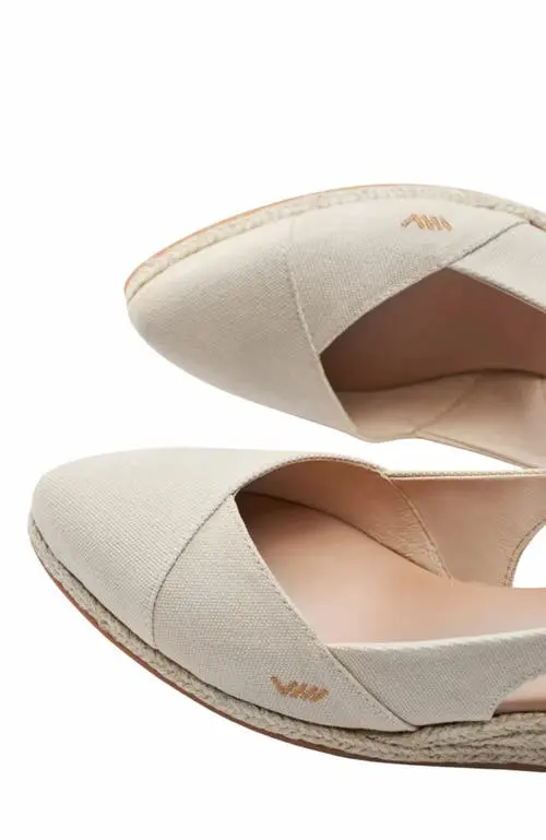 VISCATA Premia Canvas Espadrille Wedges - Beige