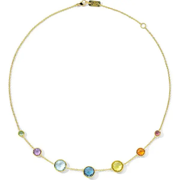 Ippolita Lollipop Graduated 7-stone Station Necklace - Gold