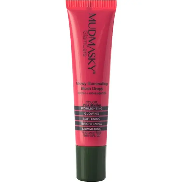 MUDMASKY Glowy Illuminating Blush Dropspink Martini 0.5oz - None