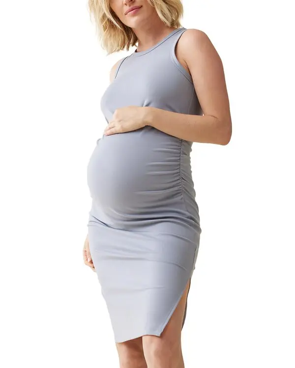 INGRID & ISABEL Ruched Bodycon Maternity Dress