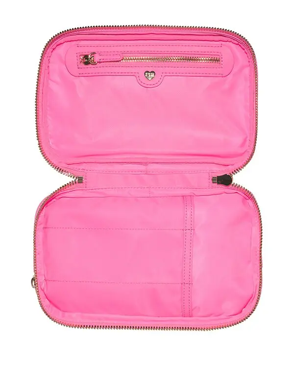 Stoney Clover Lane Double Zip Pouch - Bubblegum