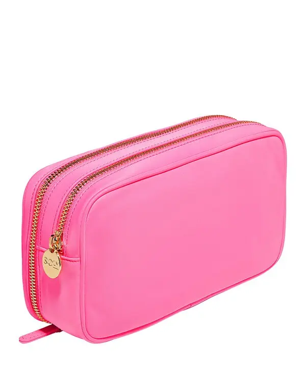 Stoney Clover Lane Double Zip Pouch - Bubblegum