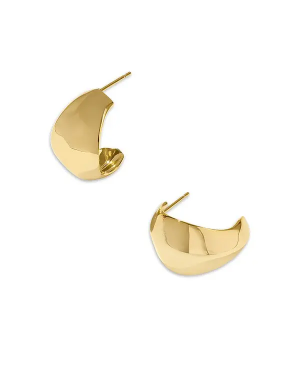 Kendra Scott Krista Metal Hoop Earrings - Gold