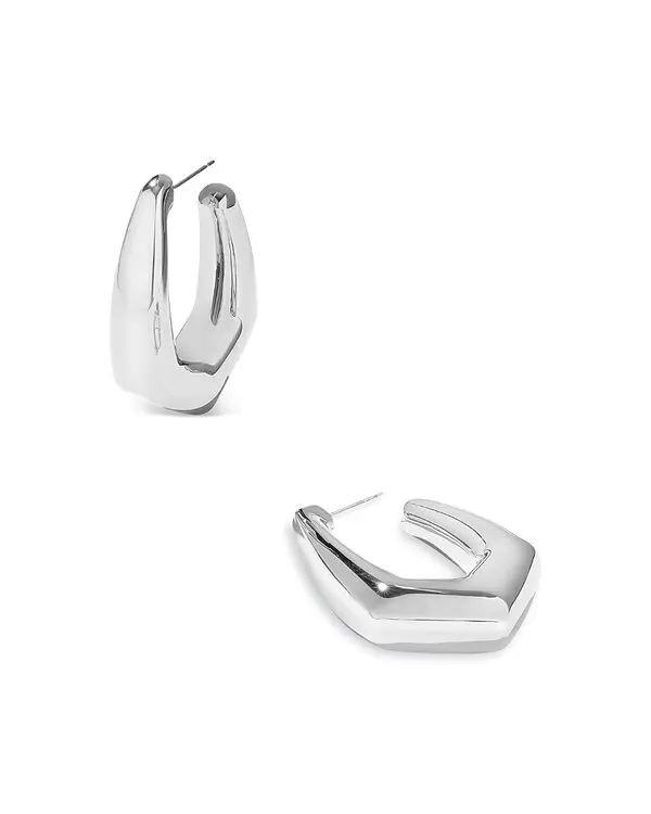 Kendra Scott Kaia Hoop Earrings - Silver