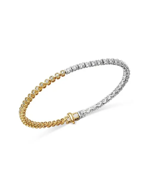 Bloomingdale'S Diamond Tennis Bracelet 2.0 Tcw In 14k Gold - Gold/white