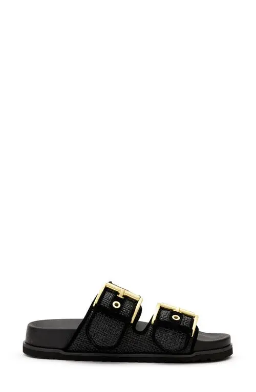 ALLSAINTS Sian Raffia Two-strap Sandal