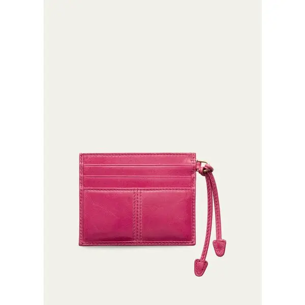 Prada Soft Leather Card Case - Forest