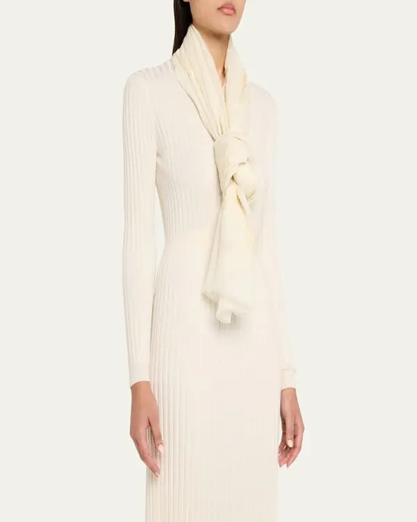 Janavi Blooming Garden Cashmere Scarf