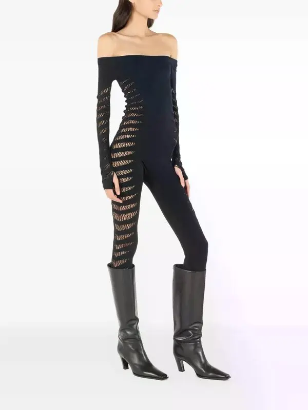 Roberto Cavalli Ripped-effect Jumpsuit