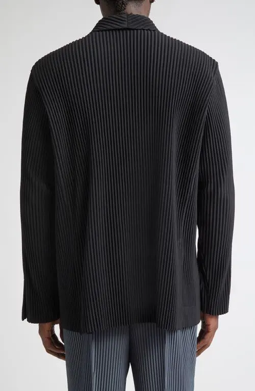 Issey Miyake Double Breasted Pleated Jacket