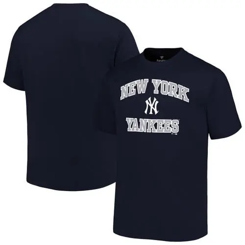 Profile New York Yankees Big & Tall Heart & Soul T-shirt - Navy