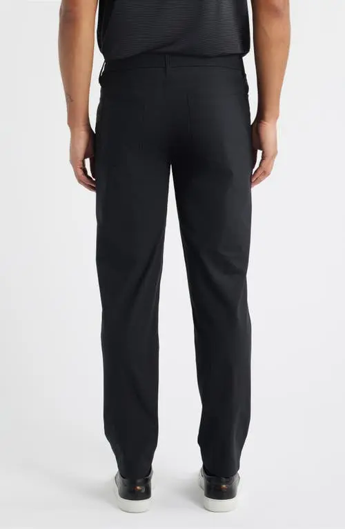 Zella Driver Slim Fit Five-pocket Trousers - Black