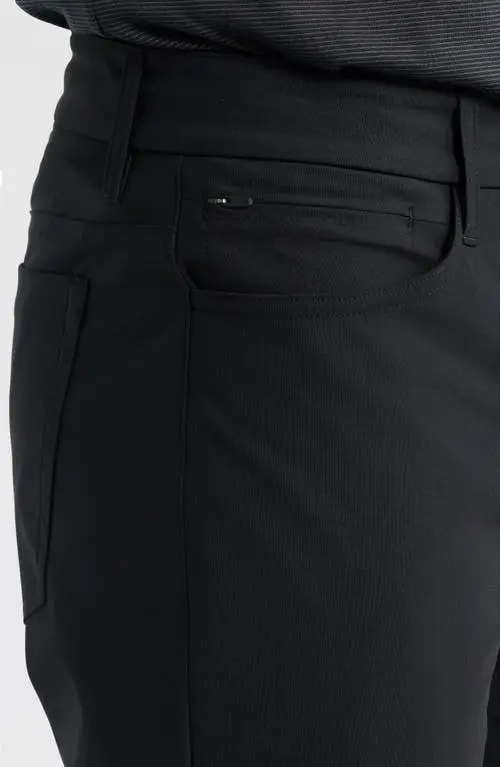 Zella Driver Slim Fit Five-pocket Trousers - Black