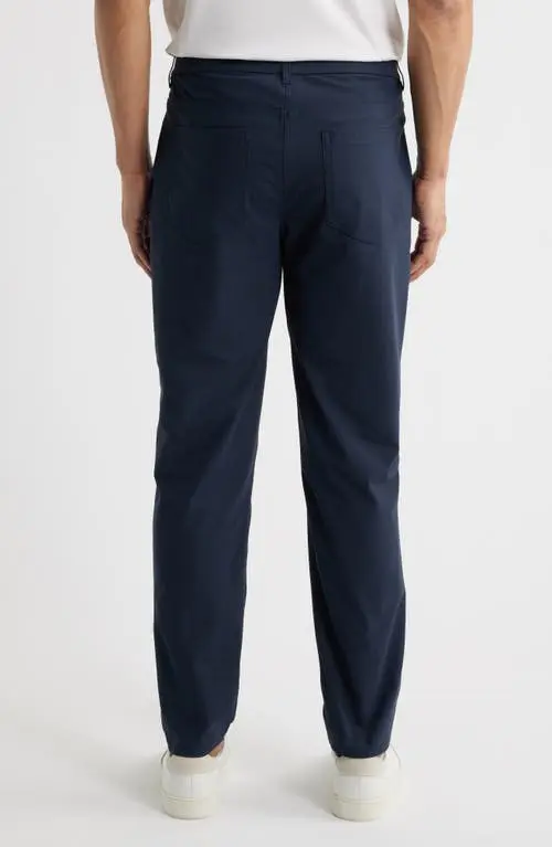 Zella Driver Slim Fit Five-pocket Trousers - Navy Eclipse