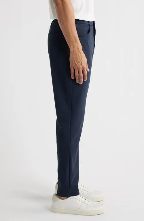 Zella Driver Slim Fit Five-pocket Trousers - Navy Eclipse