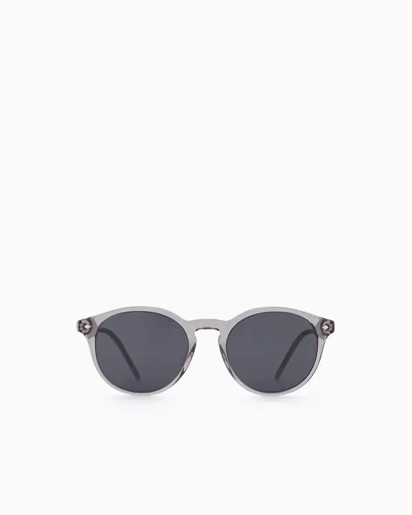 Giorgio Armani Panto Sunglasses - Grey
