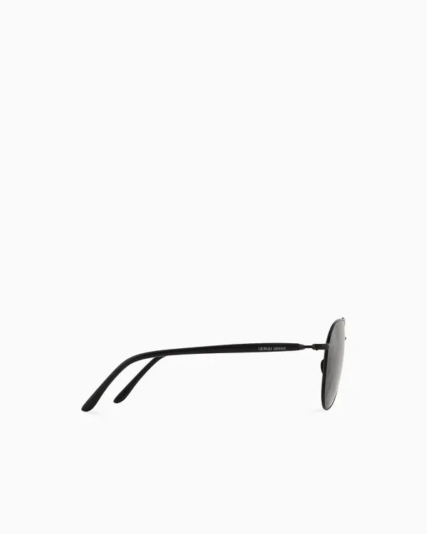 Giorgio Armani Aviator Sunglasses - Black