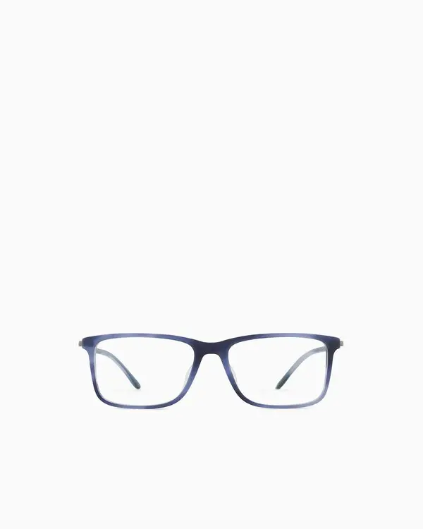 Giorgio Armani Rectangular Eyeglasses - Blue