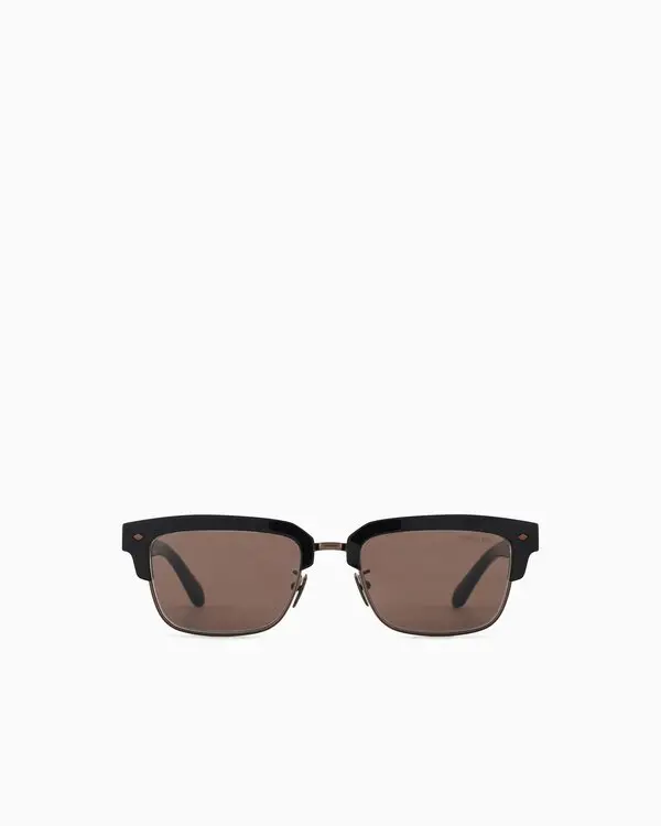 Giorgio Armani Rectangular Sunglasses - Black