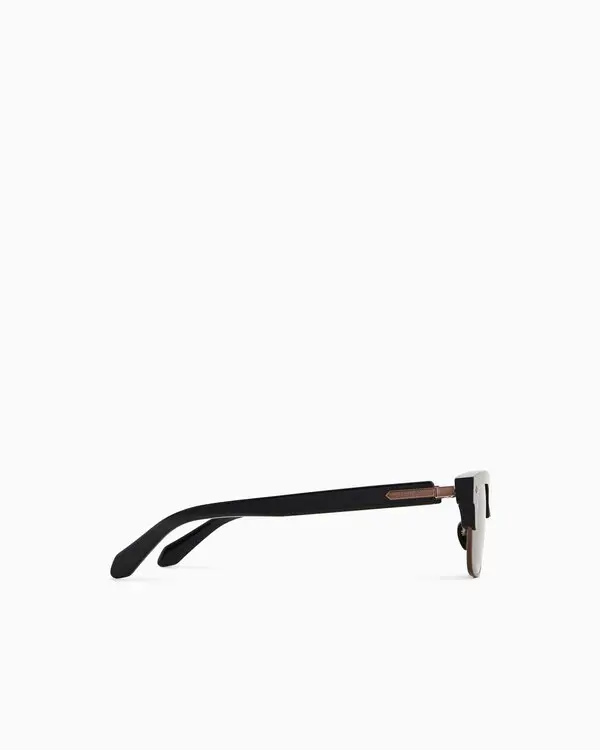 Giorgio Armani Rectangular Sunglasses - Black