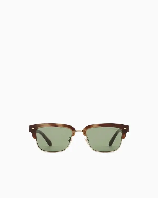 Giorgio Armani Rectangular Sunglasses - Brown