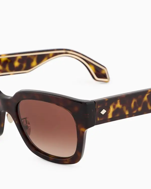 Giorgio Armani Square Sunglasses - Brown