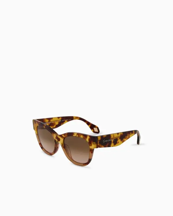 Giorgio Armani Square Sunglasses - Brown