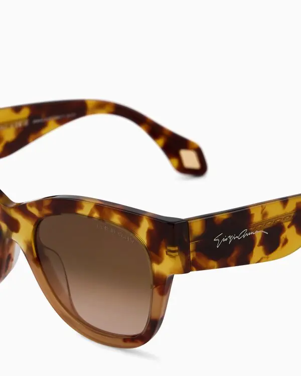 Giorgio Armani Square Sunglasses - Brown