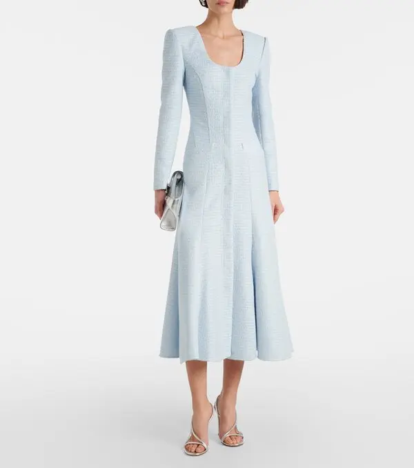 Roland Mouret Jacquard Midi Dress