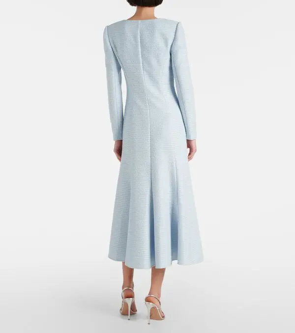 Roland Mouret Jacquard Midi Dress