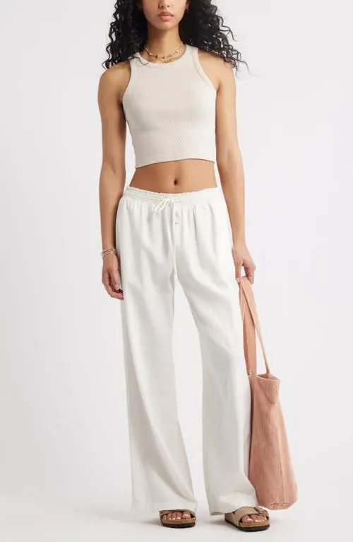 Bp. Linen Blend Drawstring Beach Pants