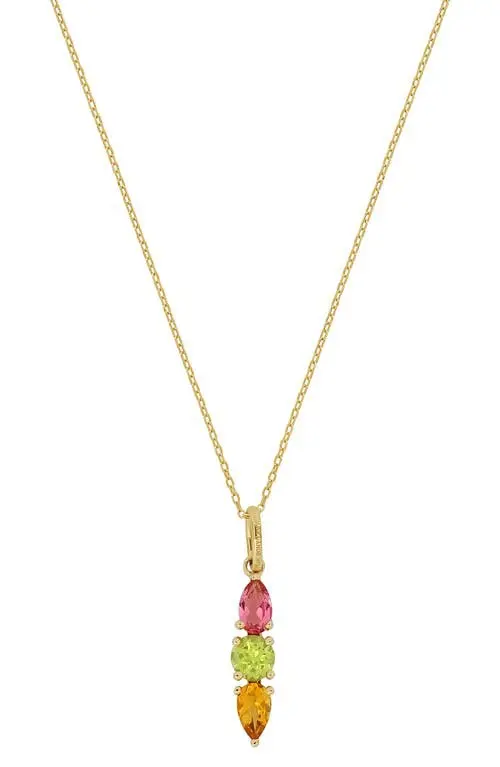 Bony Levy Bar Pendant Necklace - 14k Yellow Gold