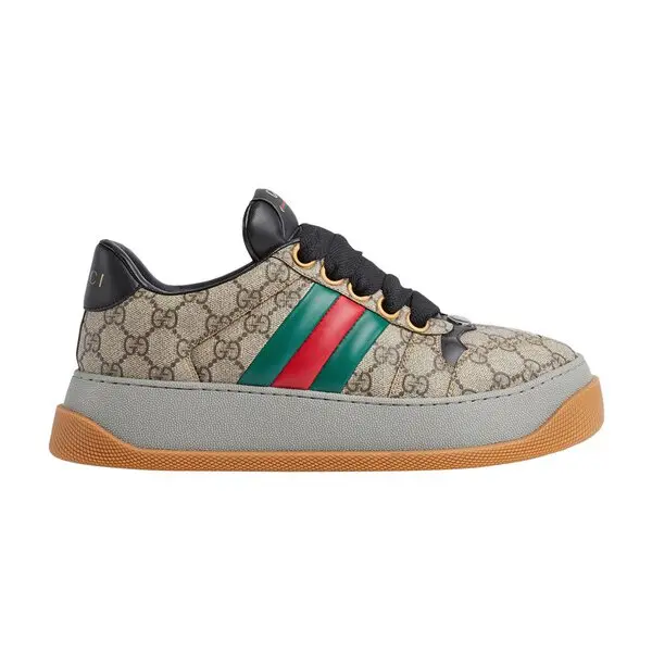 Gucci Screener Gg Monogram Sneakers - Brown